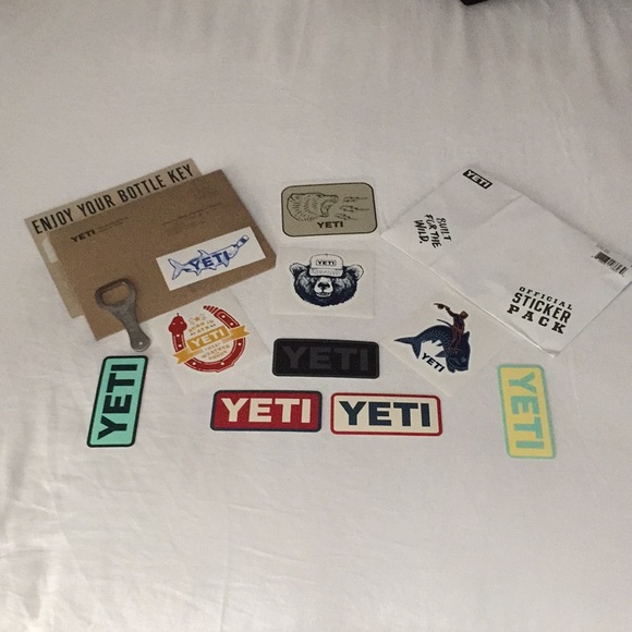 Yeti | Other | Yeti Bottle Key Sticker Pack | Poshmark